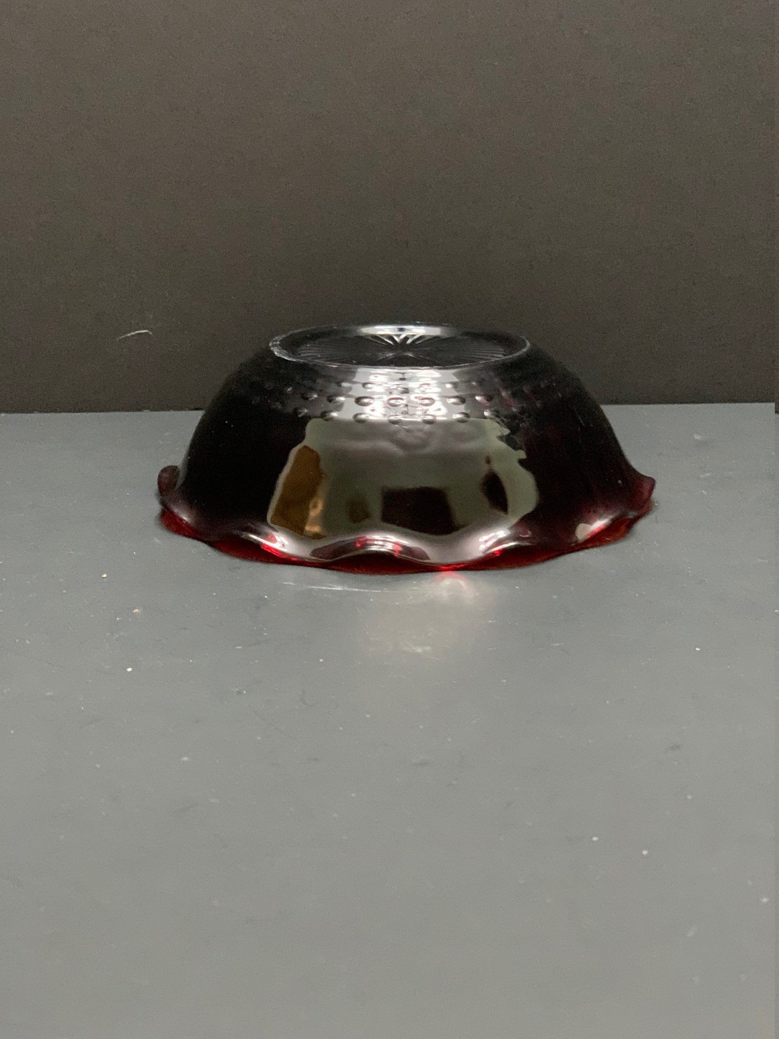 Ruby Red Depression Glass Berry Bowl 6.5" - Etsy