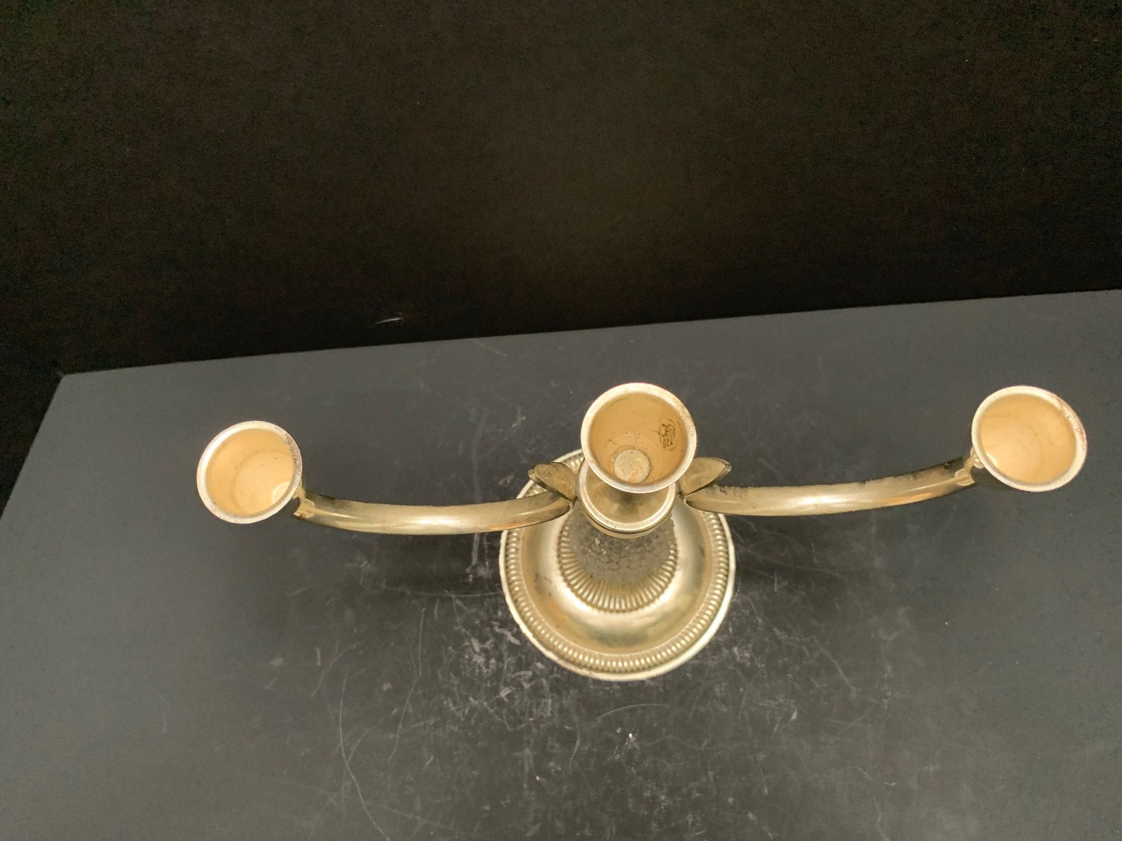 Vintage 3 Arm Candle Holder - Etsy