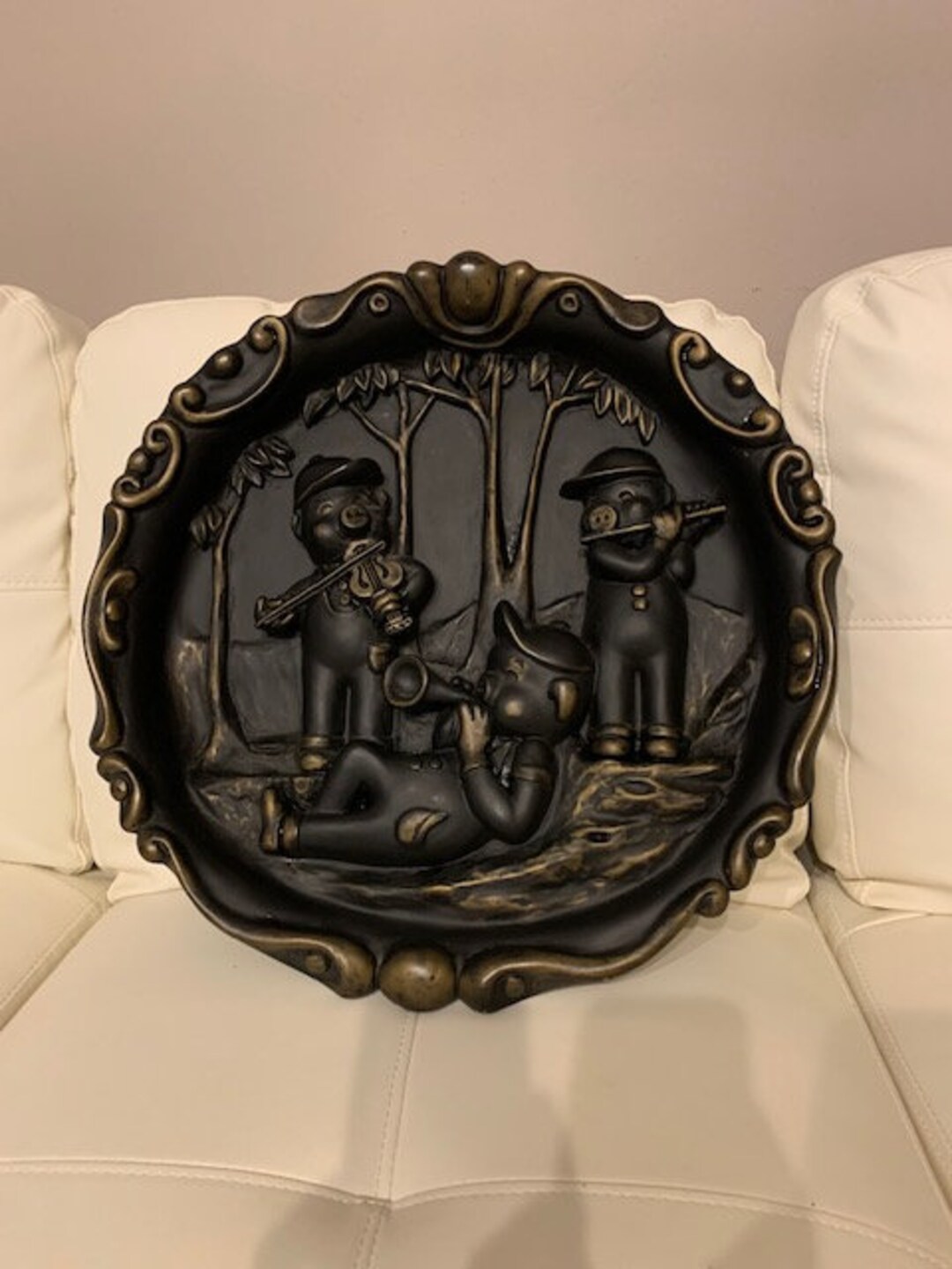 Three Little Pigs Playing Instruments Wall Art Resin 19 - Etsy