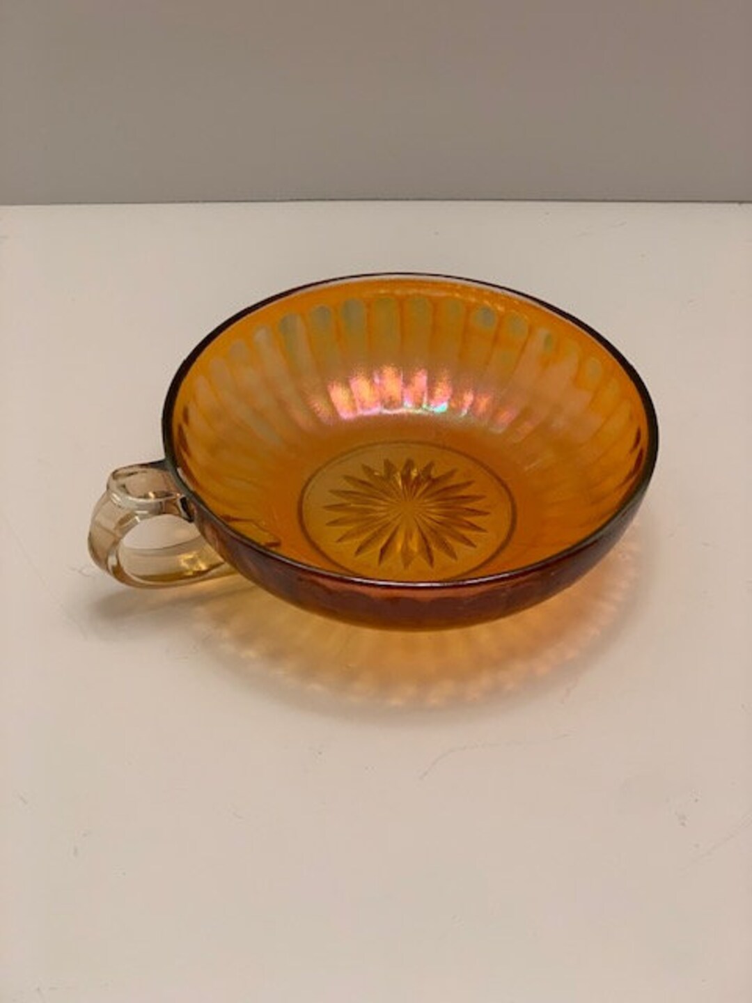 Marigold Carnival Glass Nappy 5.5 X 2 Imperial Glass - Etsy