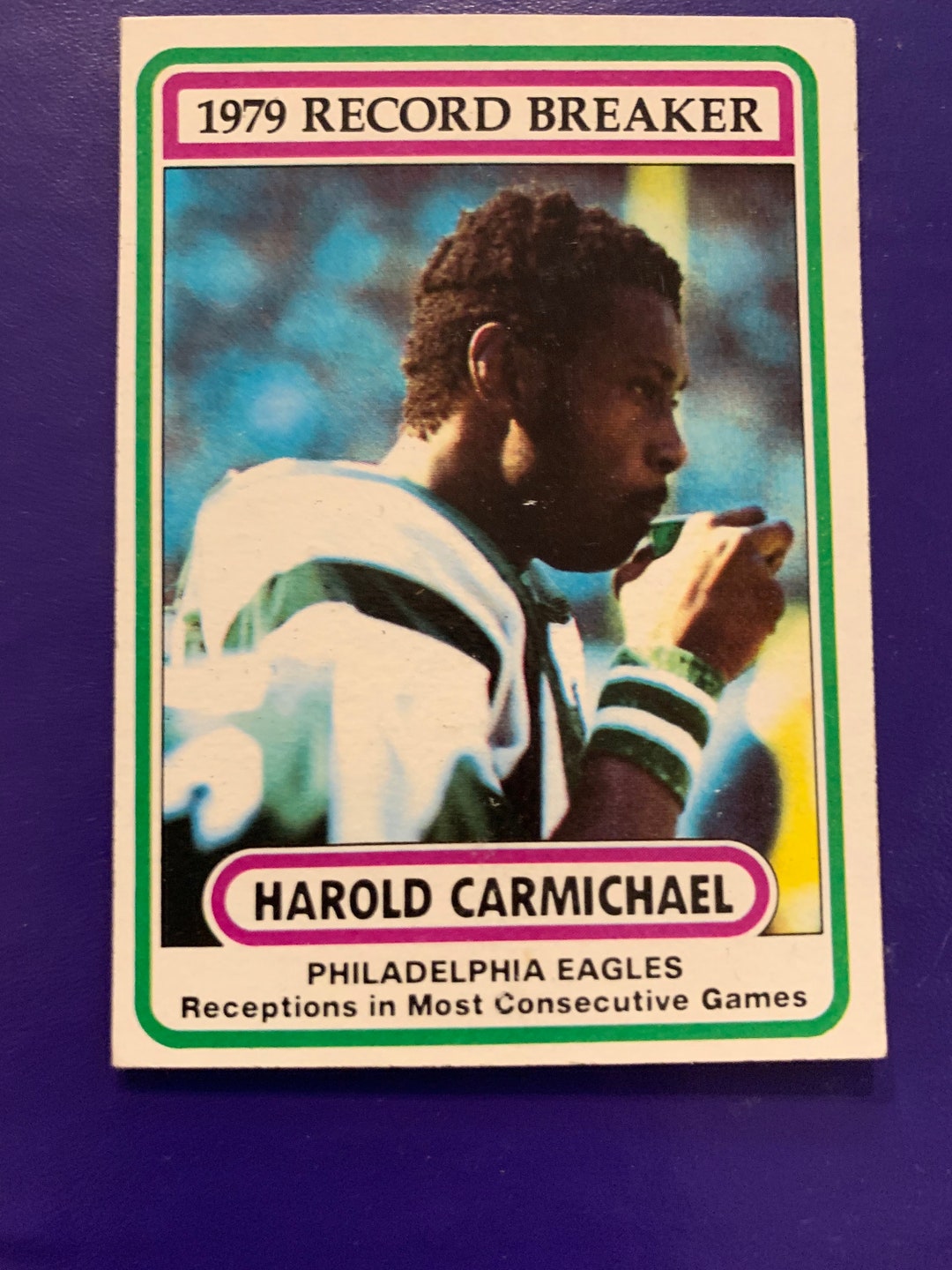 1980 Harold Carmichael Topps, Football Card, Philadelphia Eagles - Etsy