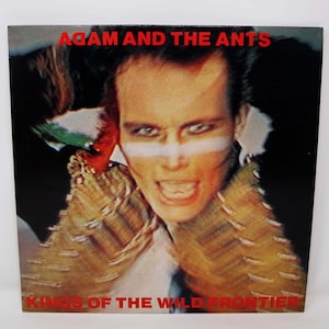 Vintage 1980 80s CBS Records Adam and the Ants - Kings of the Wild Frontier 12" LP Album Vinyl ...