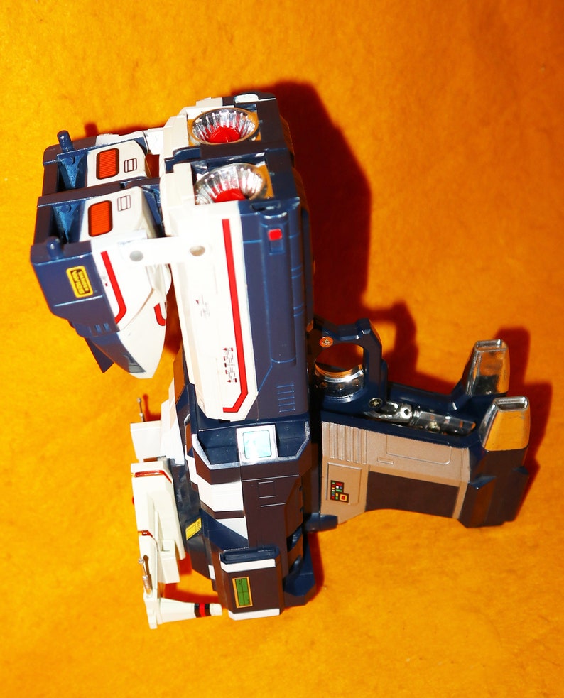 Vintage 1984 80s Bandai Godaikin Vavilos #300028 Die Cast Transforming ...