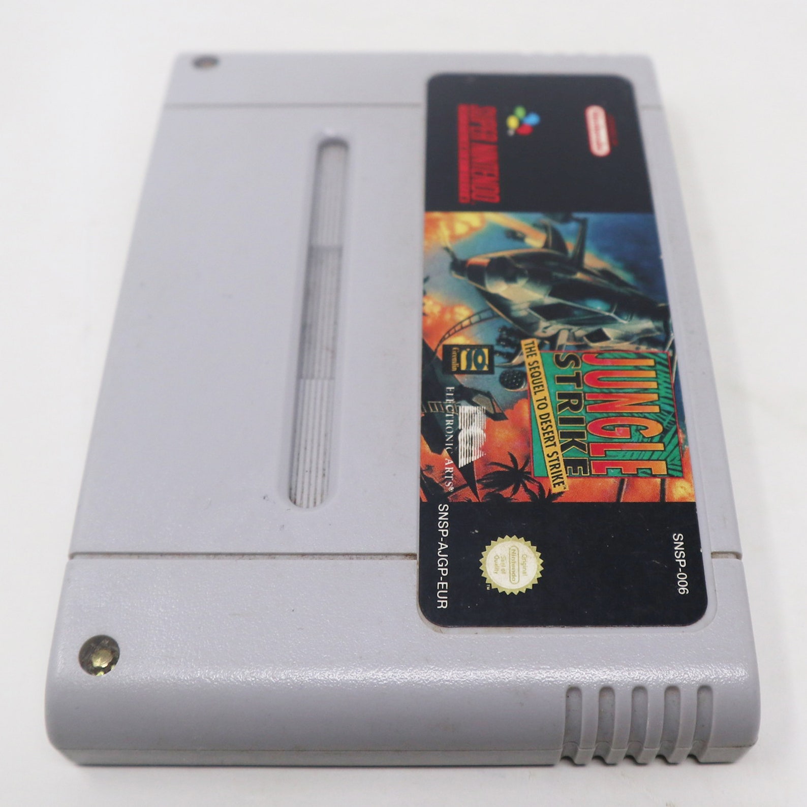 Vintage 1990s Super Nintendo Entertainment System SNES Jungle Strike ...