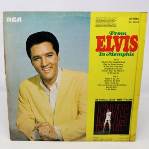 Vintage 1970 70s RCA Elvis Presley - From Elvis in Memphis 12" LP Album ...
