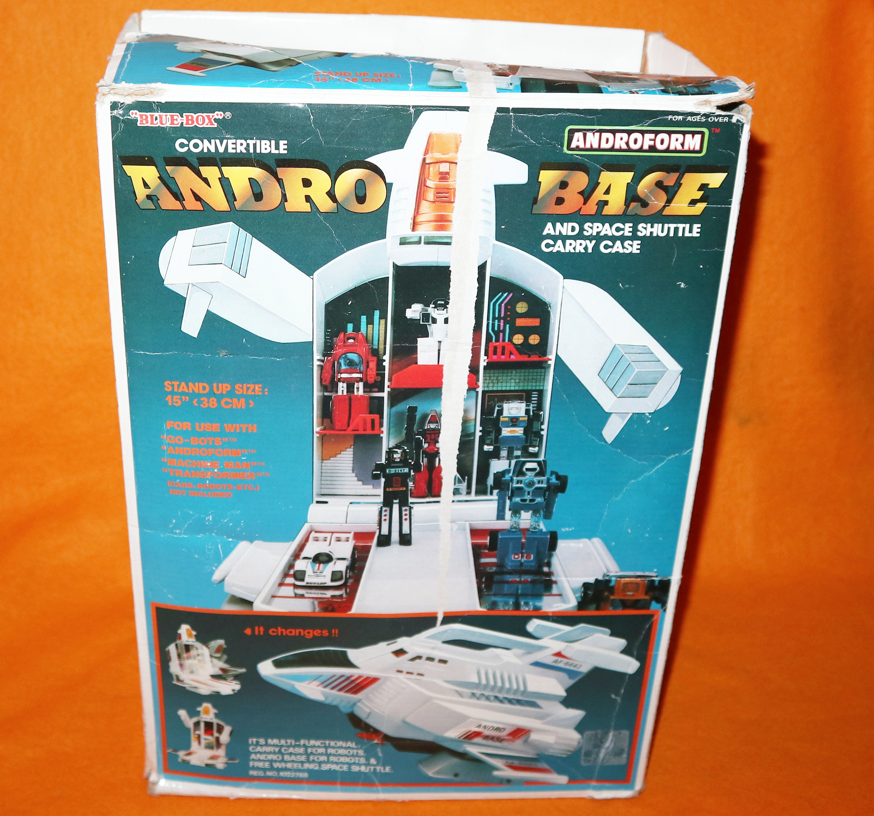 Vintage Blue-box Gobots go Bots Andro Base and Space Shuttle - Etsy