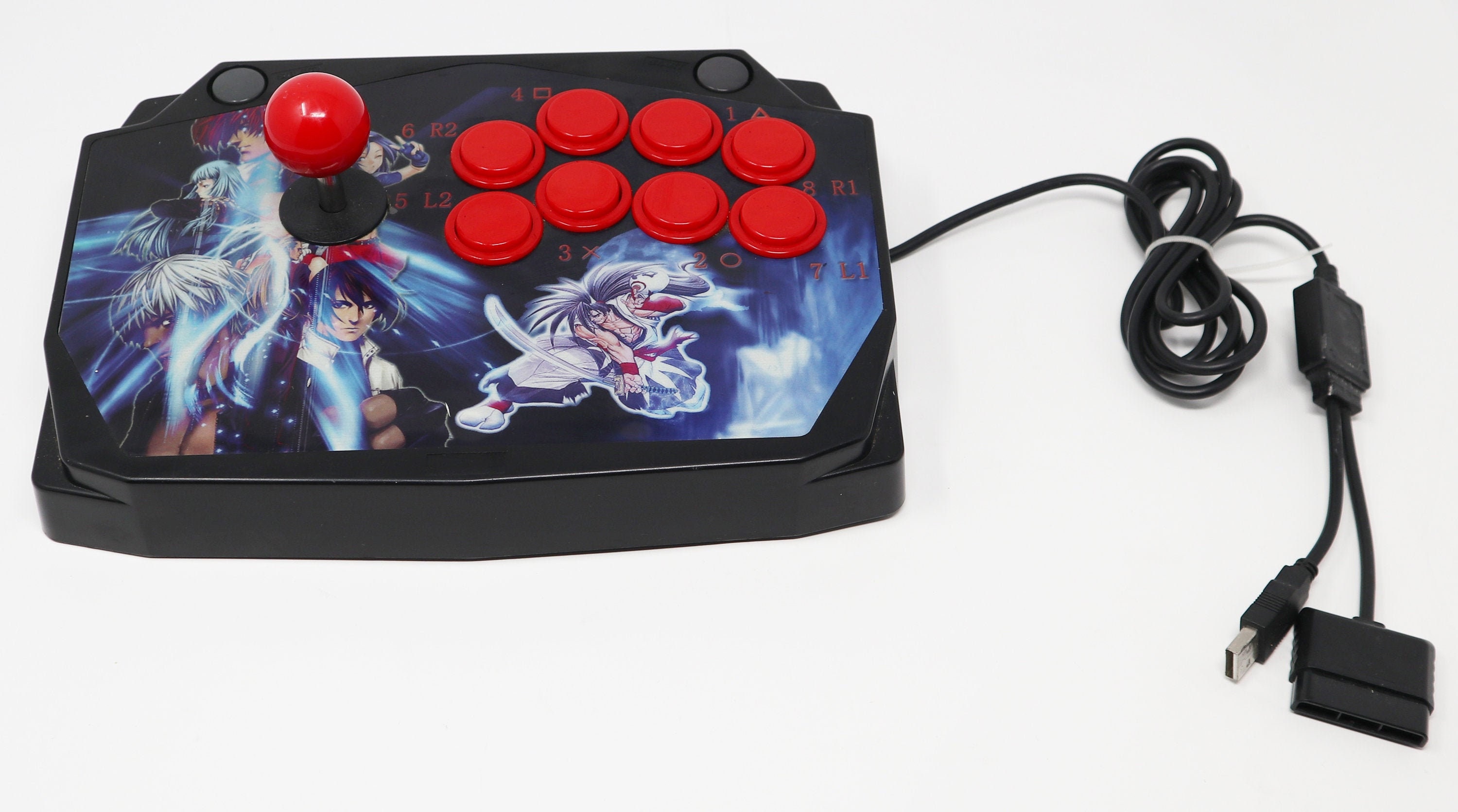 Vintage Sony Playstation 2 PS2 Hori SNK Characters Fighting Stick Arcade Fightstick Joystick Joypad Controller fully Working Etsy