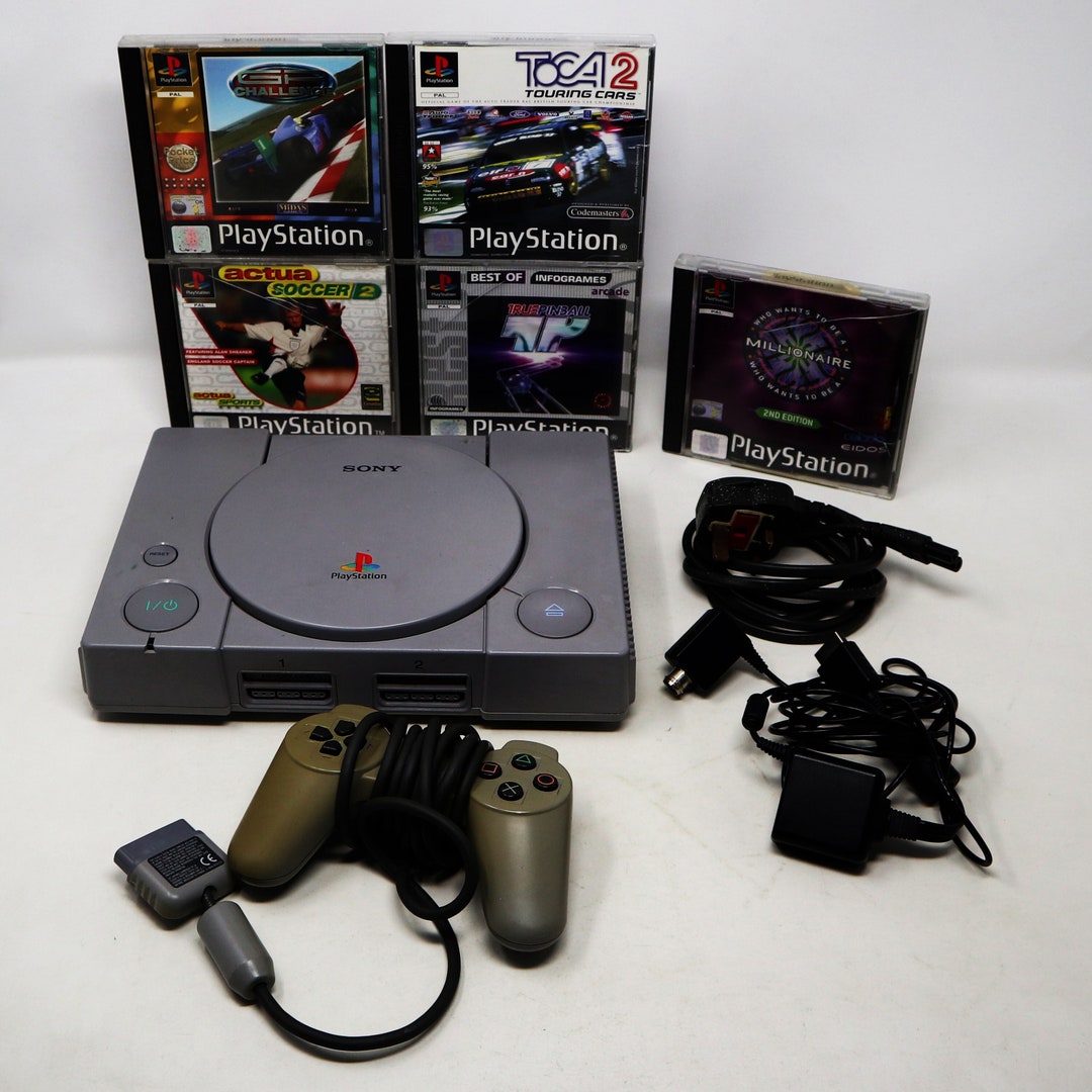 Vintage Sony Playstation 1 PS1 Pal Console SCPH-7502 fully - Etsy UK