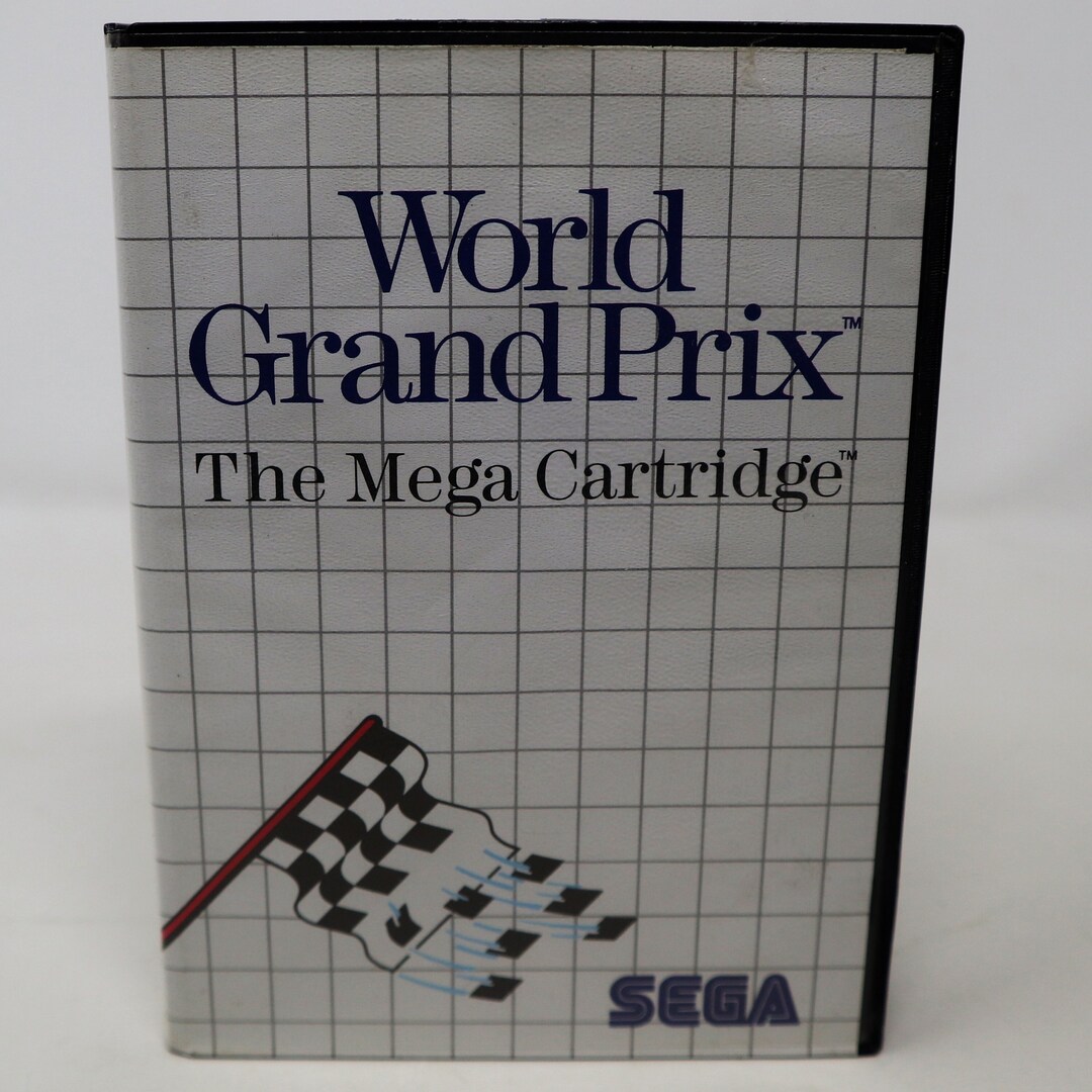Vintage 1986 80s Sega Master System World Grand Prix the Mega Cartridge ...