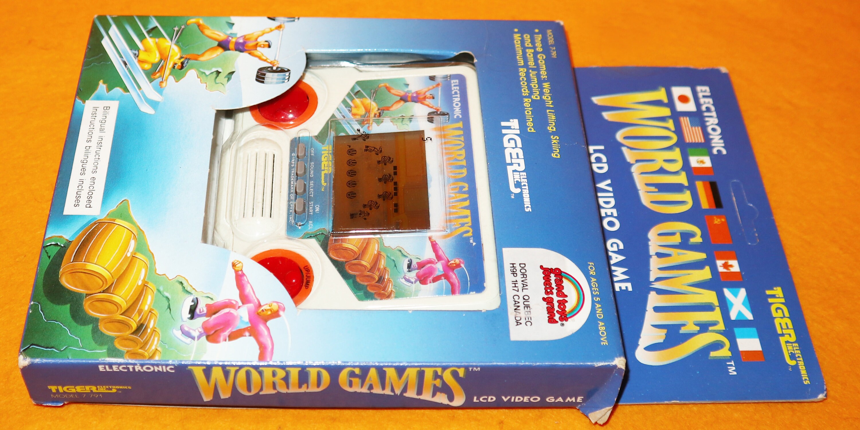 Vintage 1989 80s Tiger Electronic World Games Handheld LCD | Etsy