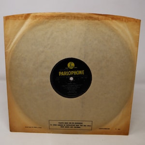 Vintage 1965 60s EMI Parlophone Records the Beatles - Rubber Soul Mono ...