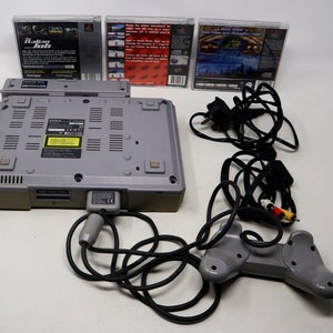 Vintage Sony Playstation 1 PS1 Pal Console SCPH-7502 fully Working ...