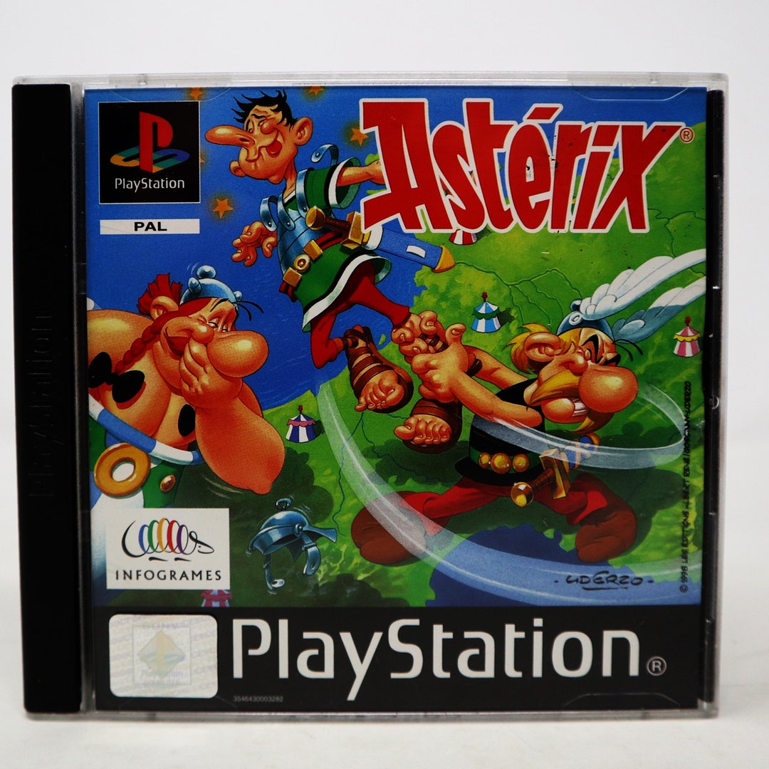 Vintage 1998 90s Playstation 1 PS1 Asterix Video Game Pal Version 1 ...