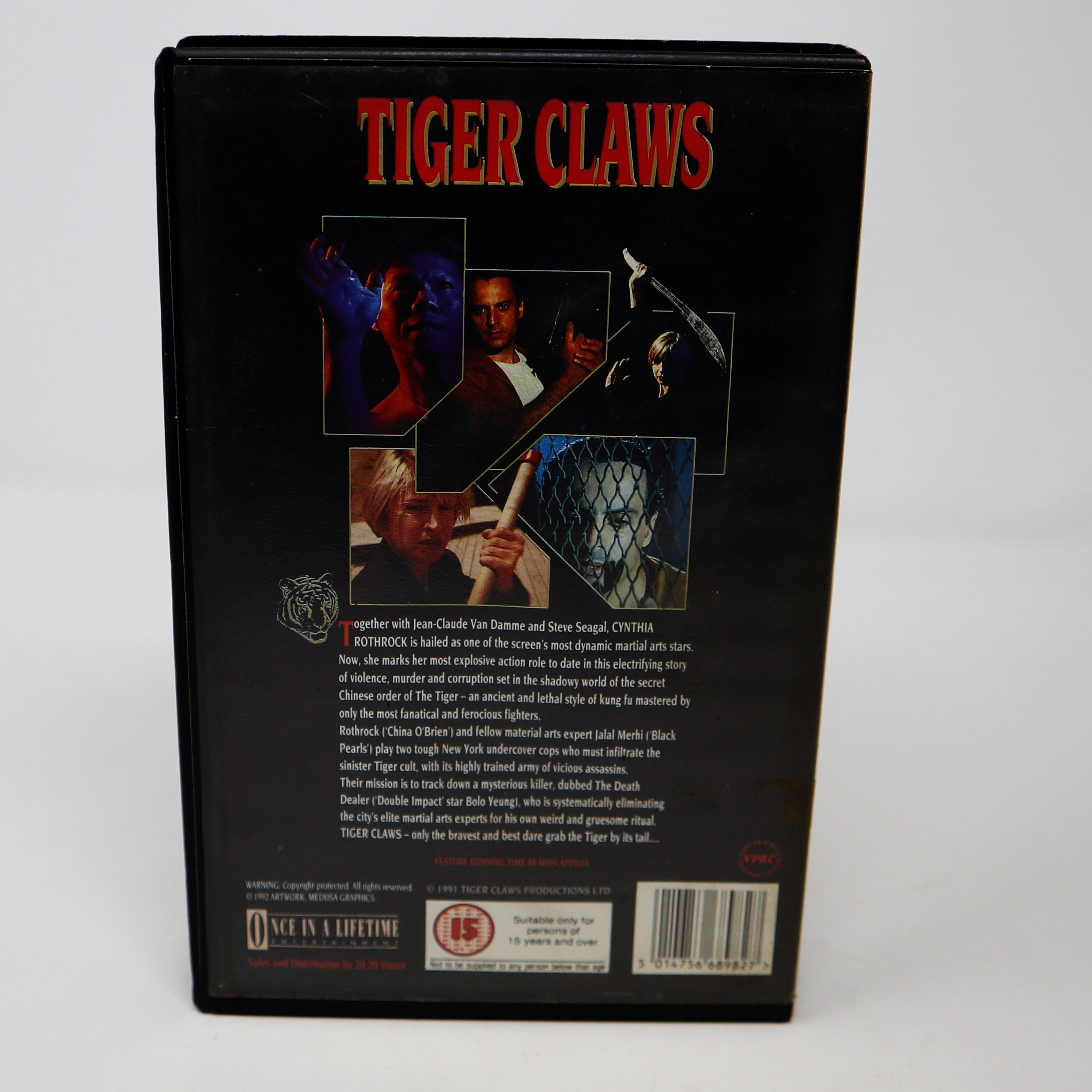 Vintage 1992 90s Tiger Claws VHS Video Home System Tape Rare - Etsy UK