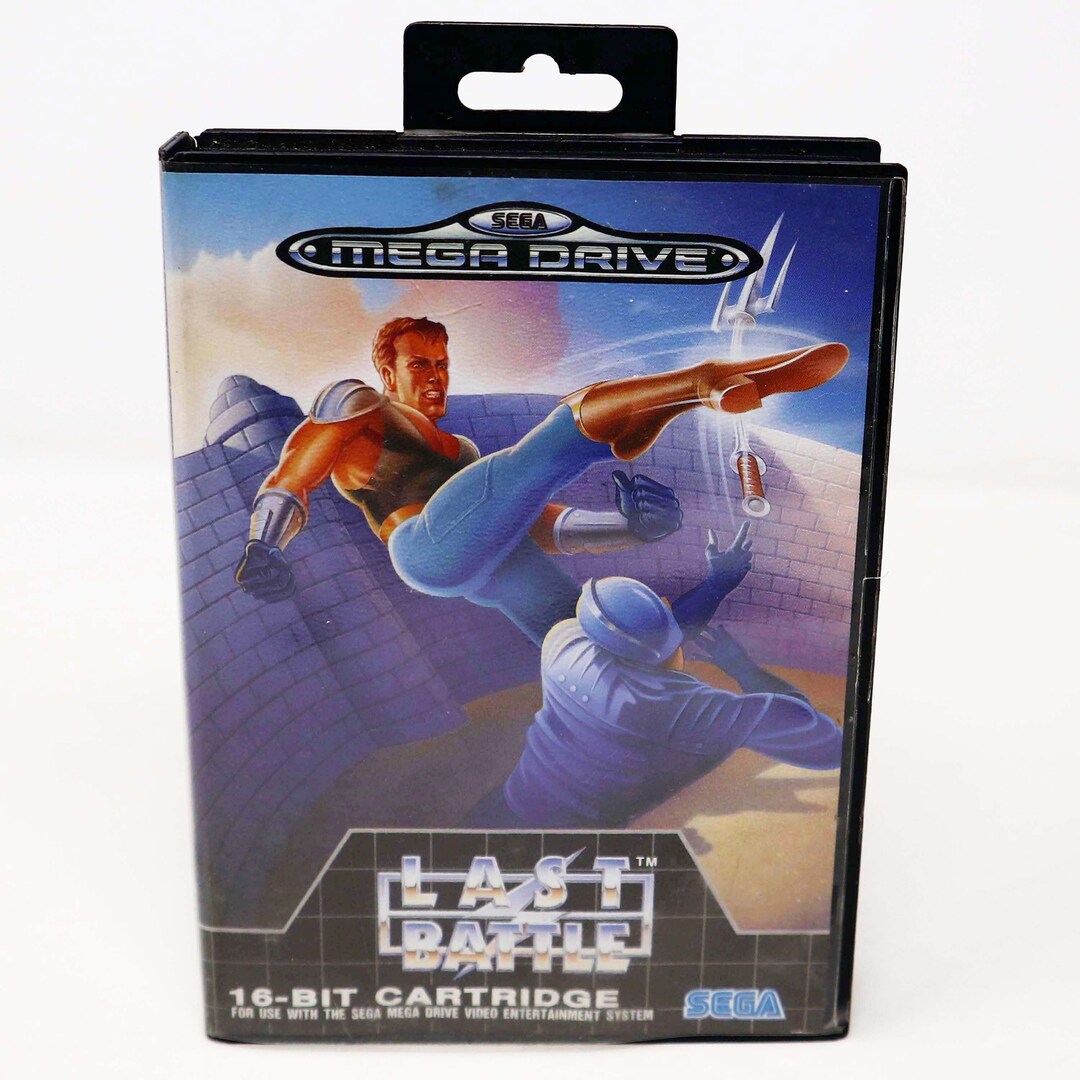Vintage 1990 90s Sega Megadrive Mega Drive Last Battle 16-bit Cartridge ...