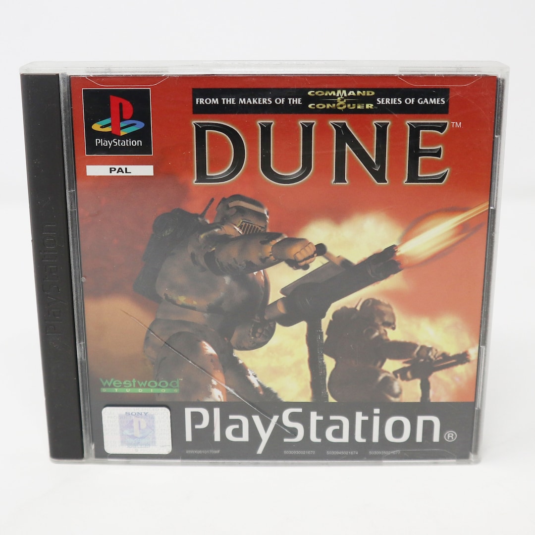 Vintage 1999 90s Playstation 1 PS1 Dune Video Game Pal Version 1 Player ...