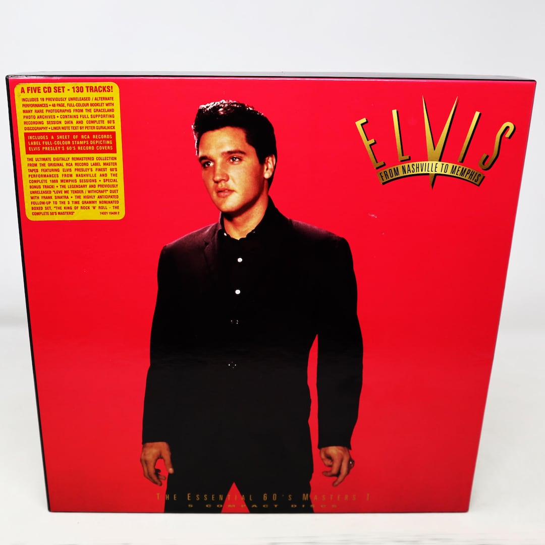 Vintage 1993 90s RCA Elvis Presley - From Nashville to Memphis - the ...
