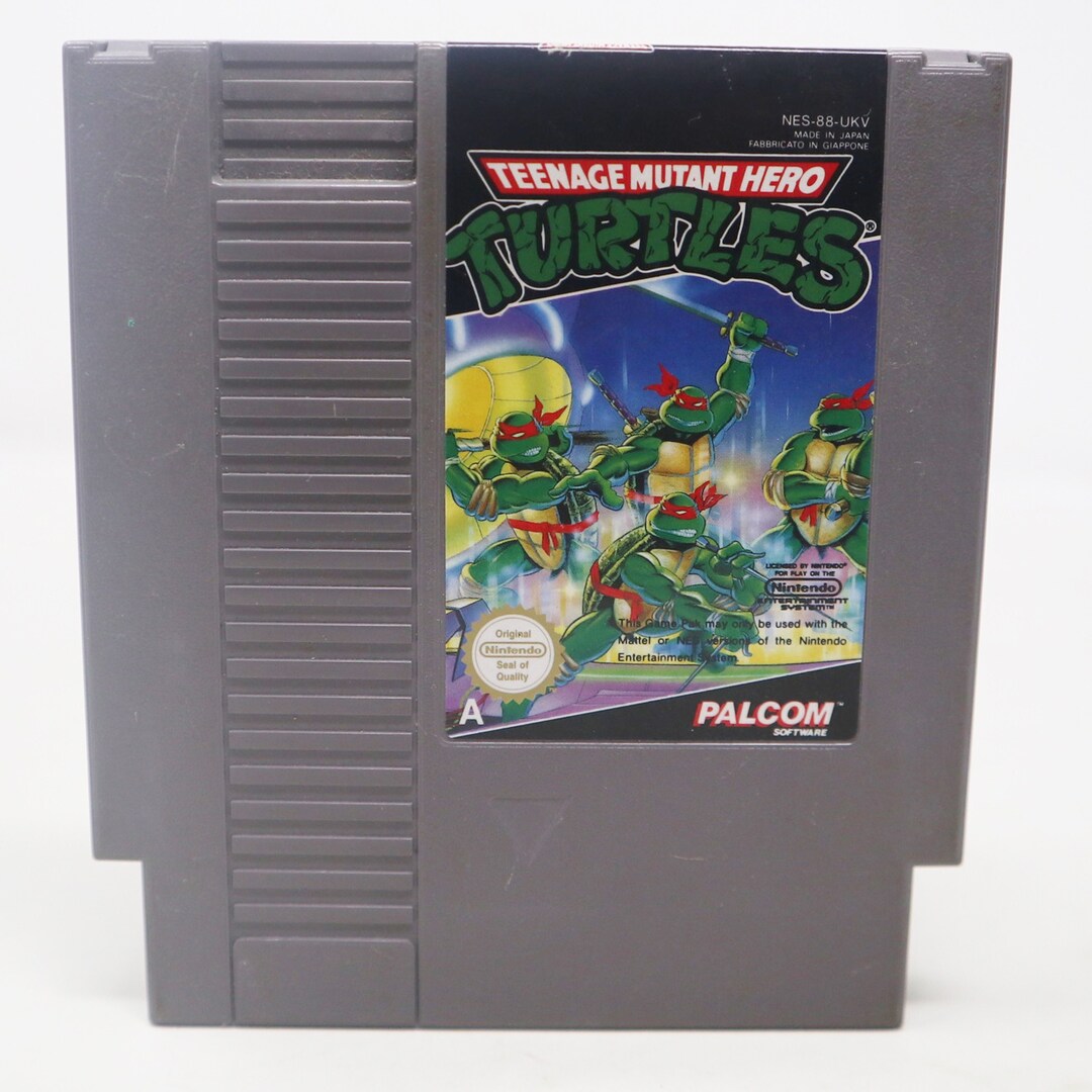 Vintage 1990s Nintendo Entertainment System NES Teenage Mutant Hero ...