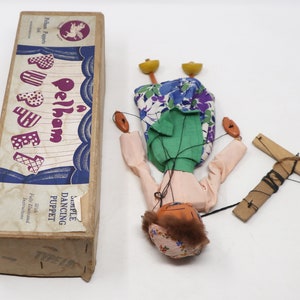 Vintage Pelham Puppets Gypsy Girl (LS) Hand Made Simple Dancing Wooden ...