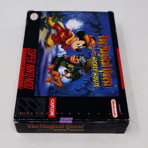 Vintage 1991 90s Super Nintendo Entertainment System SNES the Magical ...