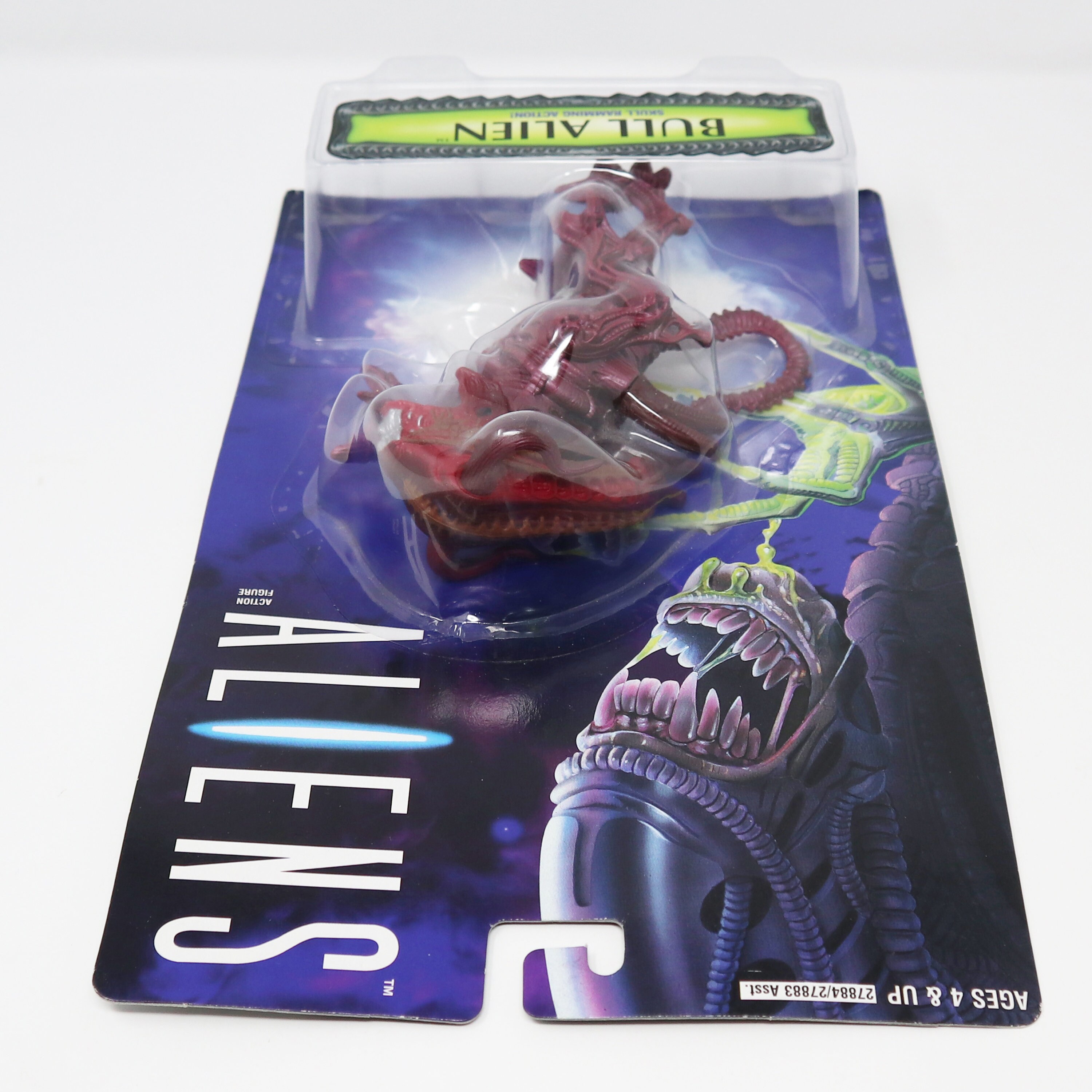 Vintage 1996 90s Kenner Aliens Bull Alien Action Figure MOC Carded Rare ...