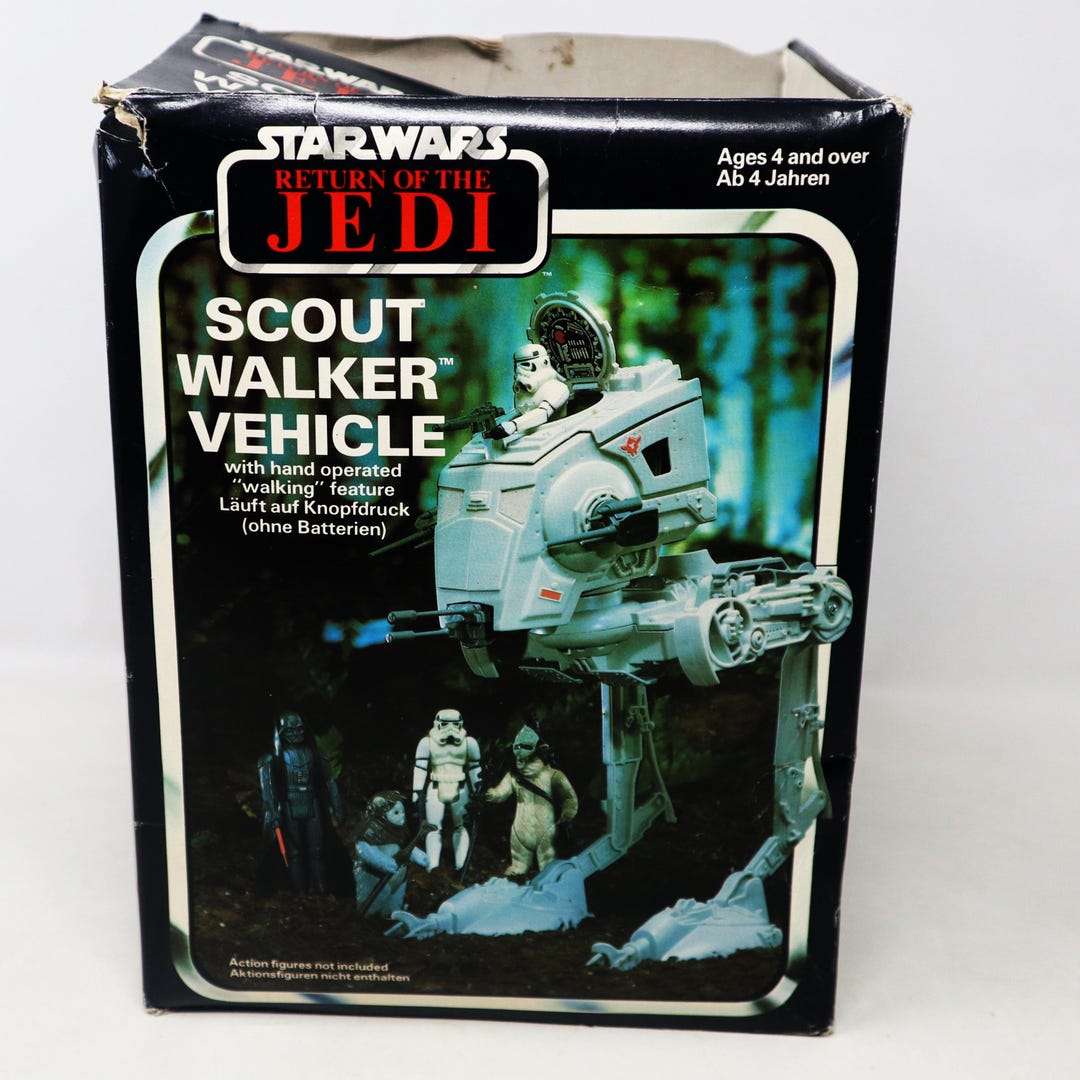 Vintage 1983 80s Meccano Star Wars Return of the Jedi ROTJ Scout Walker ...