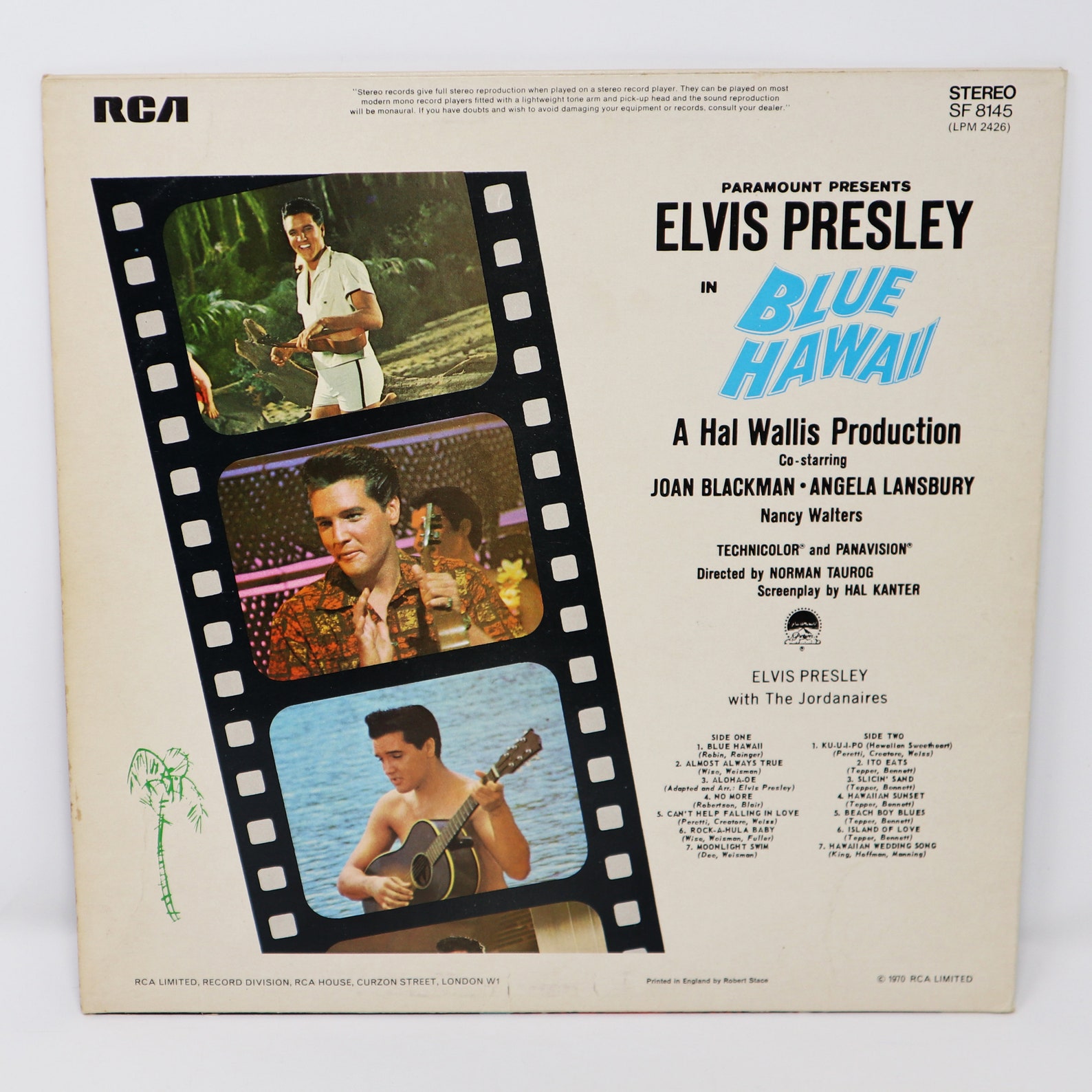 Vintage 1970 70s RCA Victor Elvis Presley - Blue Hawaii Soundtrack 12 ...