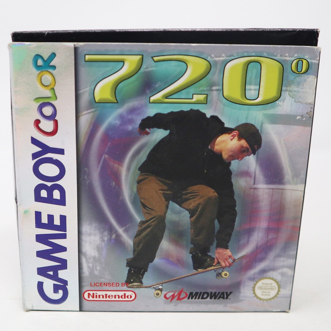 Vintage 1999 90s Nintendo Game Boy Color Colour 720 Degrees Cartridge ...