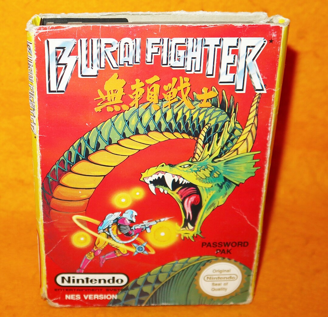 Vintage 1991 90s Nintendo Entertainment System NES Burai Fighter Video ...