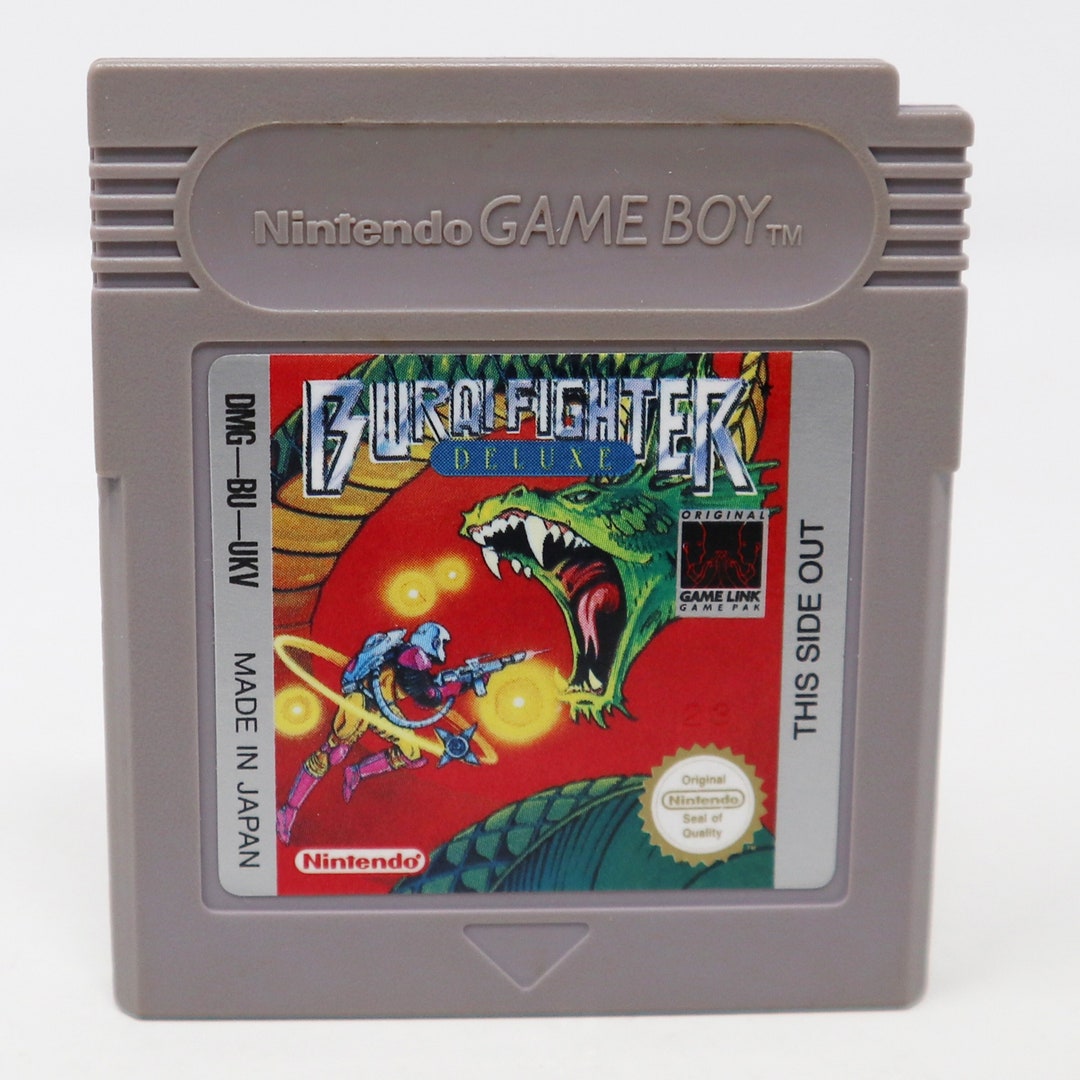 Vintage 1990s Game Boy Compact Video Game System Burai Fighter Deluxe ...