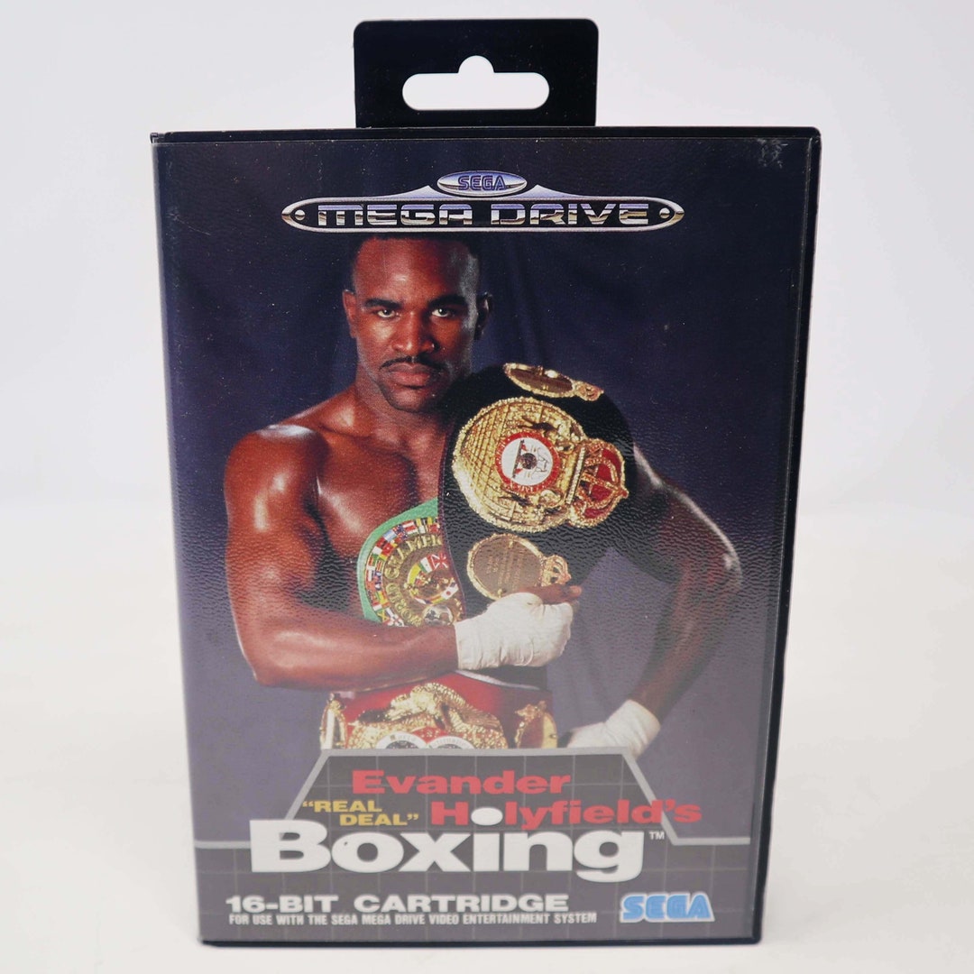 Vintage 1992 90s Sega Mega Drive Megadrive Evander Holyfield's real ...
