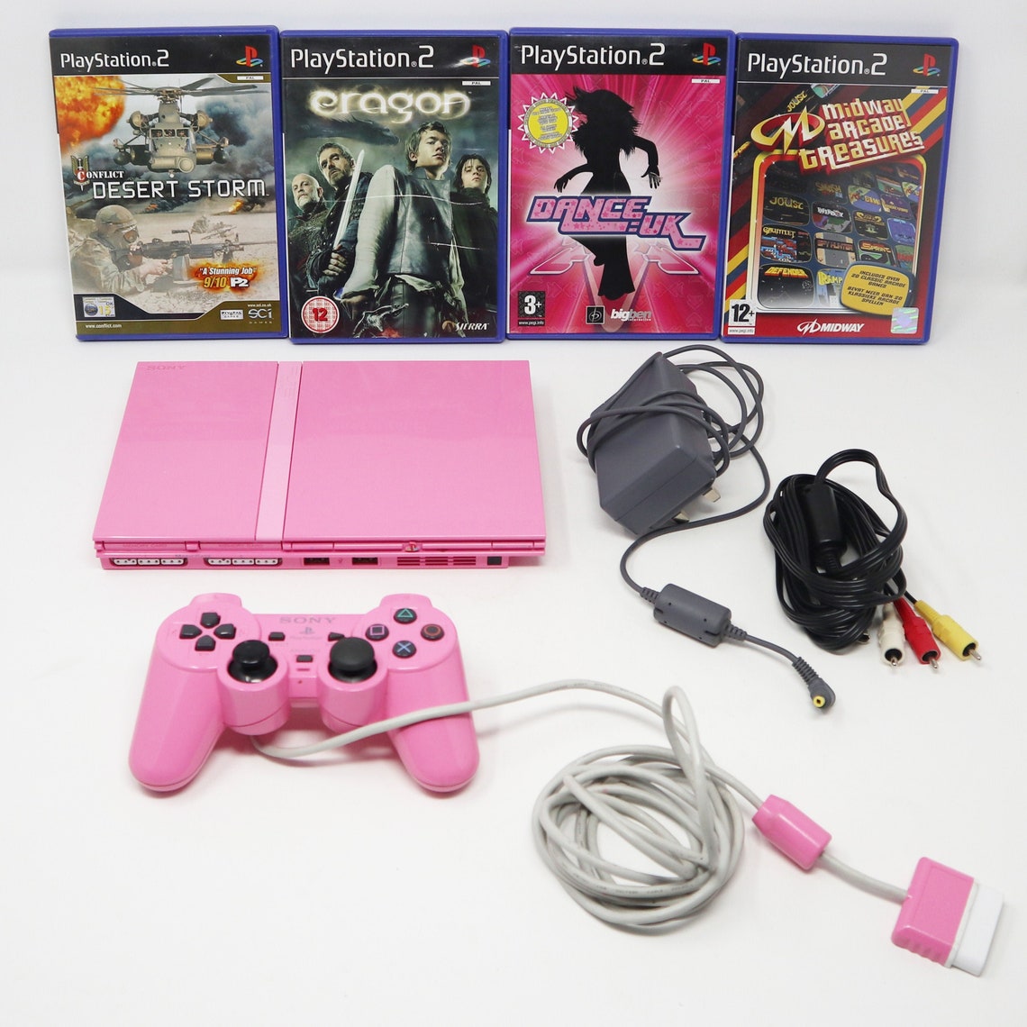 Vintage Sony Playstation 2 PS2 Pink Slim Pal Console - Etsy