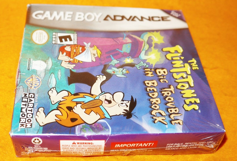 Vintage 2001 Nintendo Game Boy Advance the Flintstones Big - Etsy