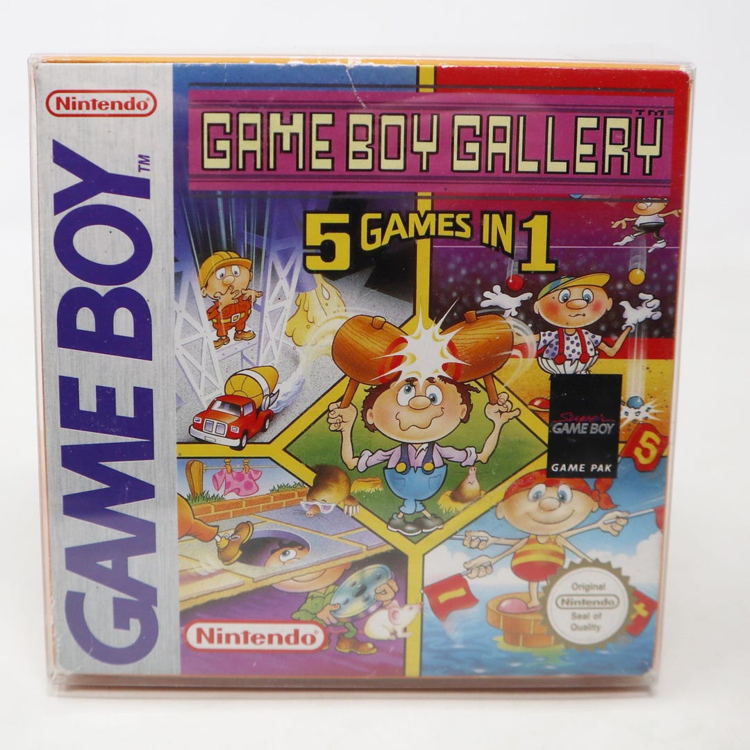 Vintage 1994 90s Nintendo Game Boy Gallery 5 Games in 1 Cartridge Video ...