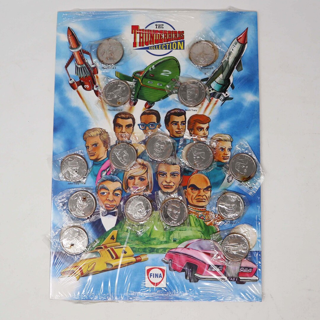 Vintage 1993 90s Fina ITC Entertainment Thunderbirds the Thunderbirds ...