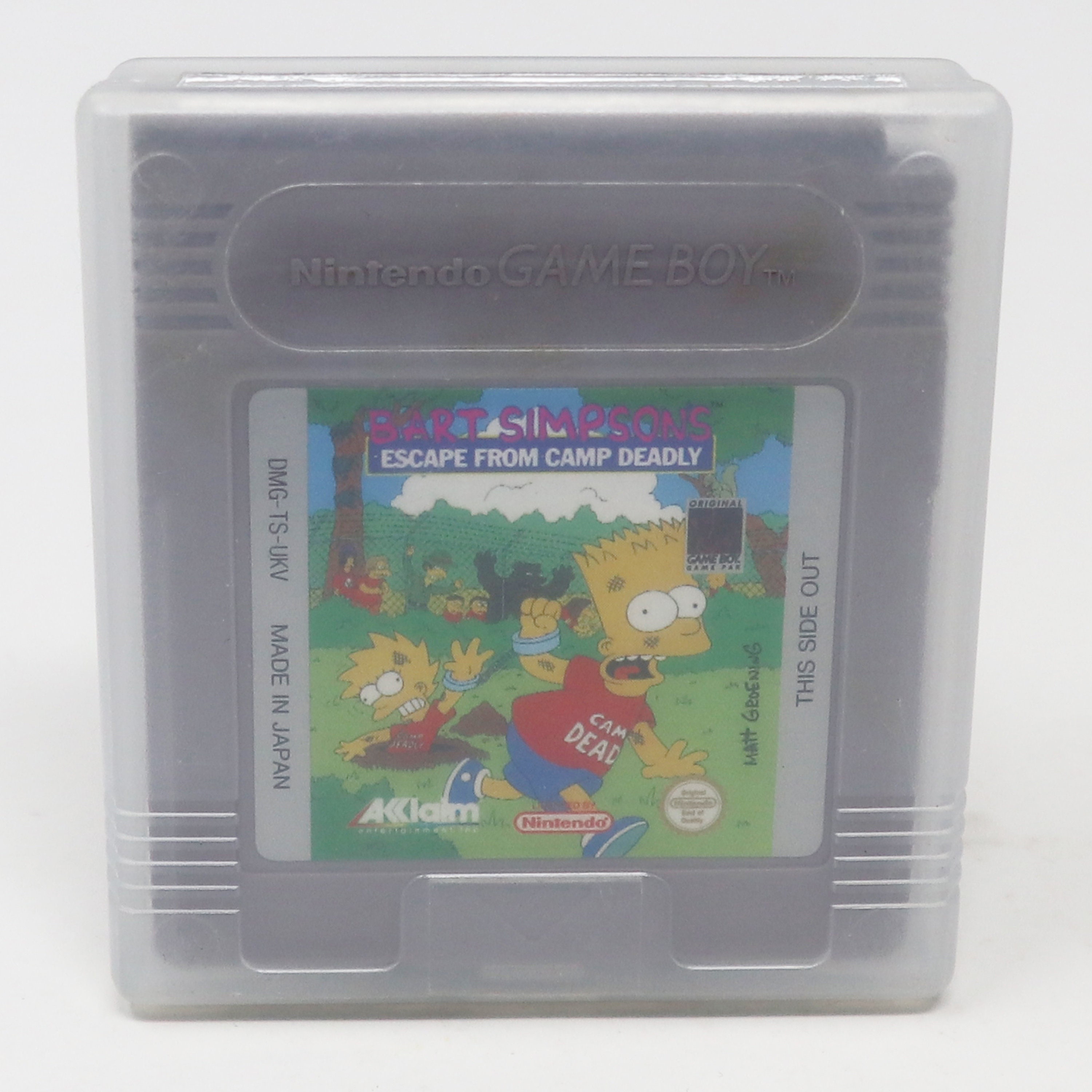 Vintage 1990s Game Boy Compact Video Game System Bart Simpson's Escape ...