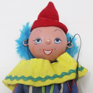 Vintage Pelham Puppets Clown (SS) Hand Made Puppet Marionette (needs ...