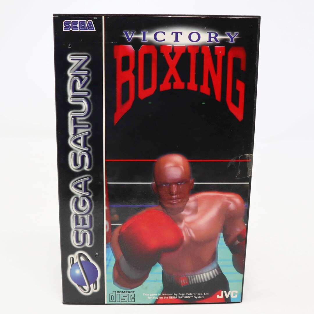 Vintage 1995 90s Sega Saturn Victory Boxing Video Game Pal & French ...