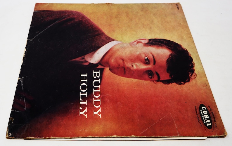 Vintage 1958 50s Coral Records Buddy Holly - Buddy Holly 12" LP Album ...