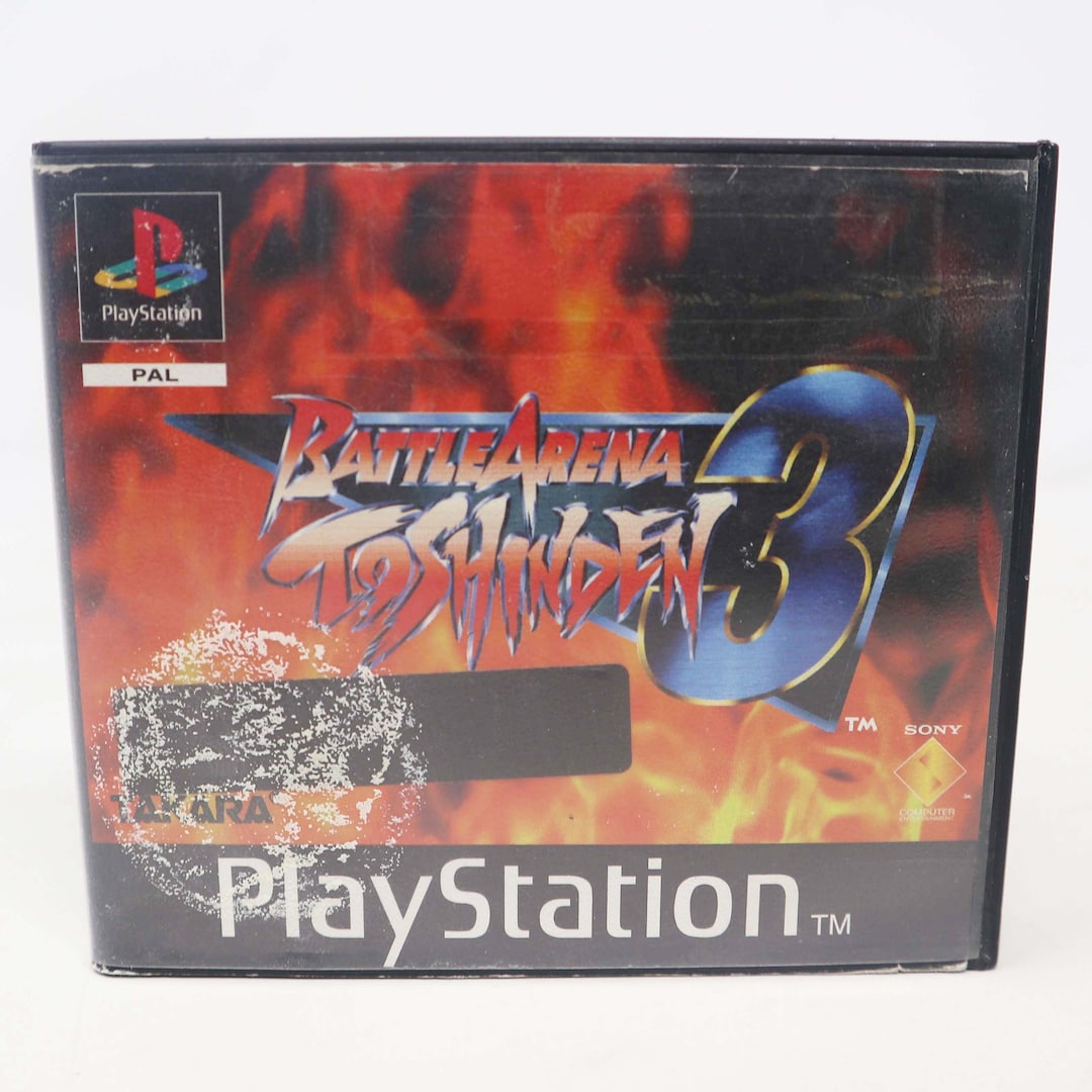 Vintage 1997 90s Playstation 1 PS1 Battle Arena Toshinden 3 Video Game ...