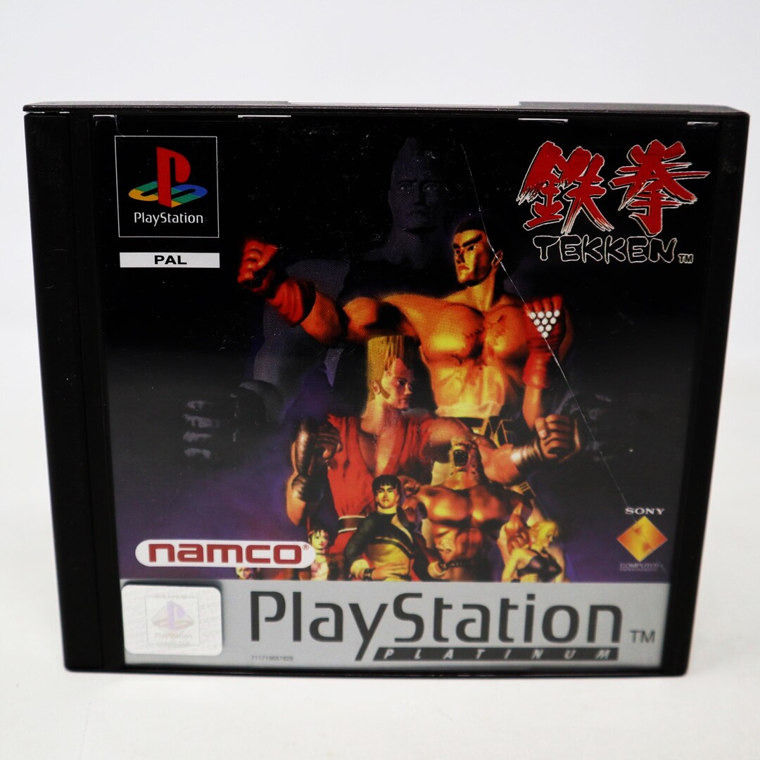 Vintage 1995 90s Playstation 1 PS1 Namco Tekken 1 Fighting Game Pal ...