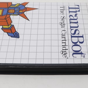 Vintage 1986 80s Sega Master System Trans Bot (transbot) Cartridge ...