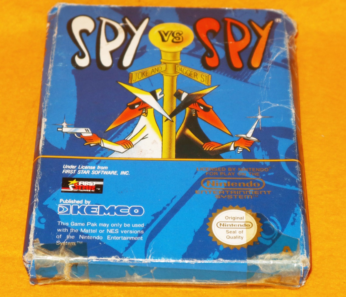 Vintage 1990 90s Nintendo Entertainment System NES Spy vs. Spy | Etsy