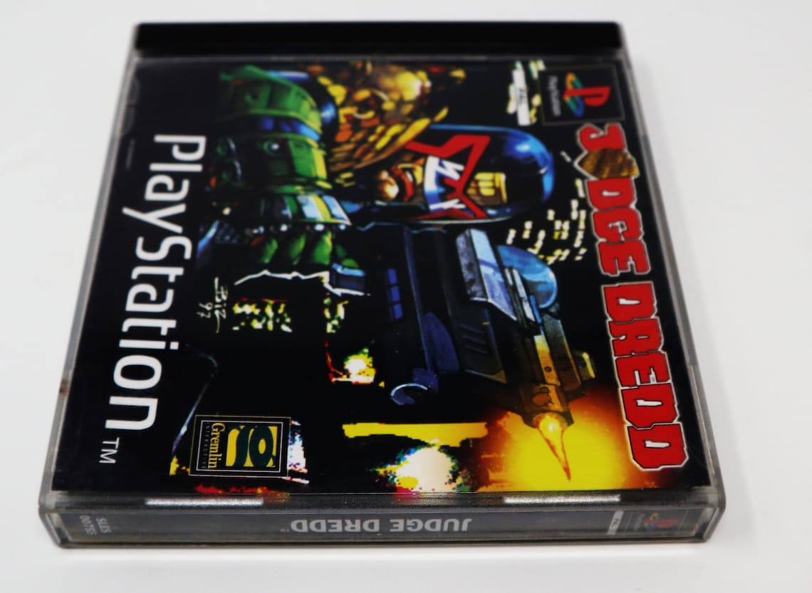 Vintage 1997 90s Playstation 1 PS1 Judge Dredd Video Game Pal - Etsy