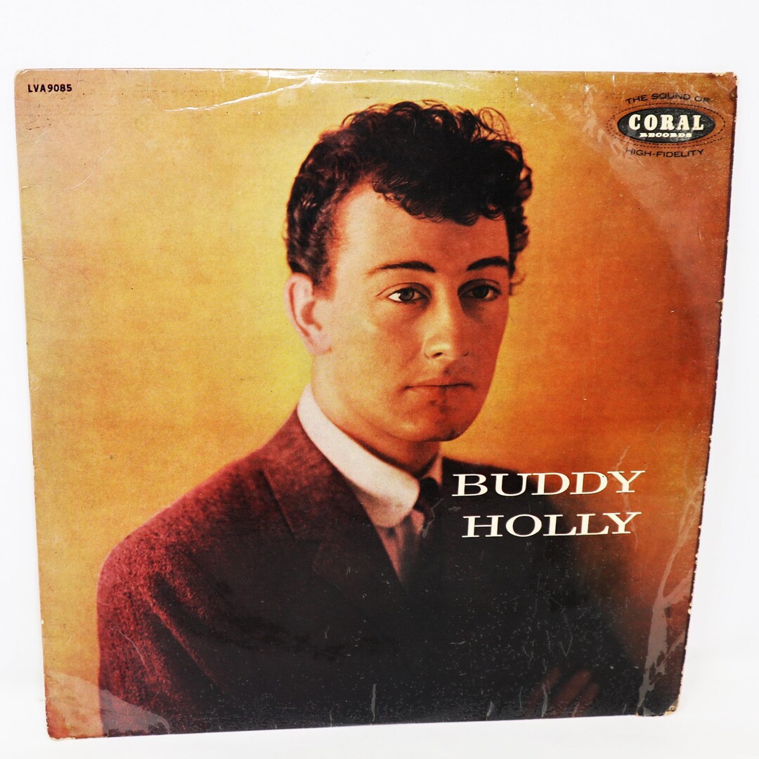 Vintage 1958 50s Coral Records Buddy Holly - Buddy Holly 12" LP Album ...