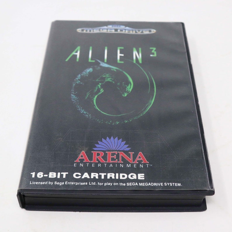 Vintage 1992 90s Sega Mega Drive Megadrive Alien 3 16-bit Cartridge ...