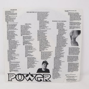 Vintage 1988 80s Sire Records Ice-t - Power USA 12" LP Vinyl Record Punched Rare Explicit Lyrics ...