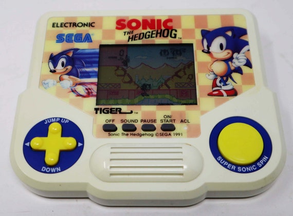 Vintage 1992 90s Tiger Electronics From Grandstand Sega Sonic the Hedgehog Handheld Electronic LCD Video Game Cardback Retro Rare Etsy Canada