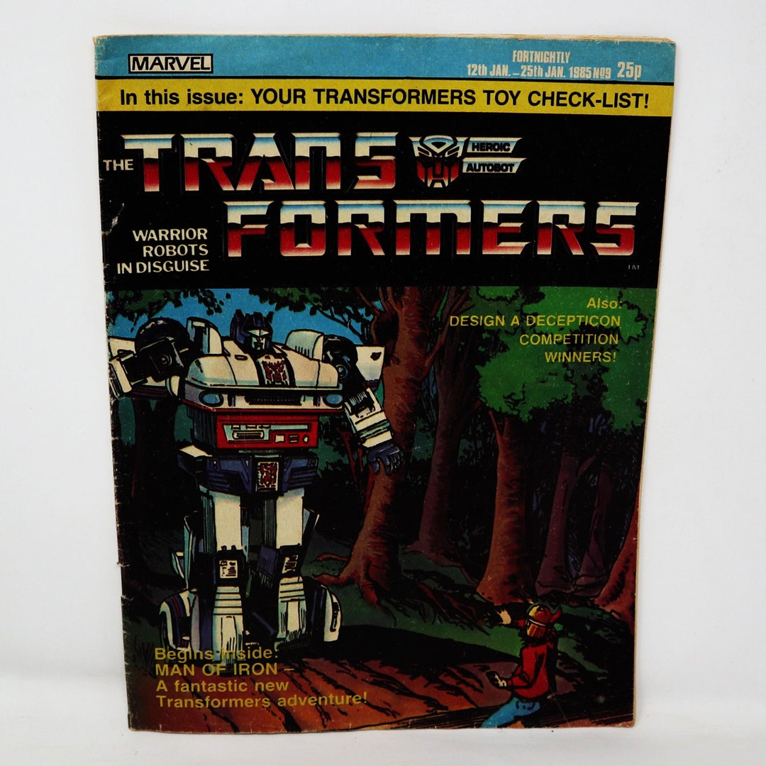 Vintage 1985 80s Marvel the Transformers Warrior Robots in Disguise ...