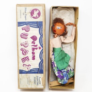 Vintage Pelham Puppets Gypsy Girl (LS) Hand Made Simple Dancing Wooden ...